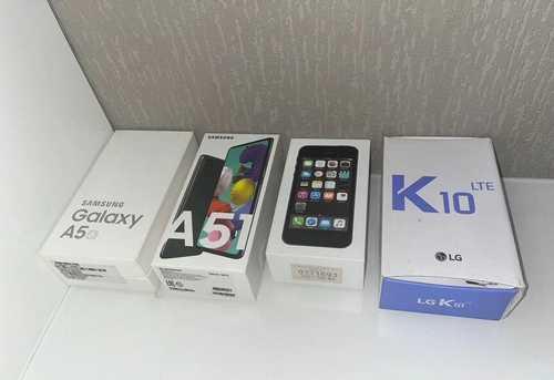 Коробка от телефона Samsung, Apple, LG