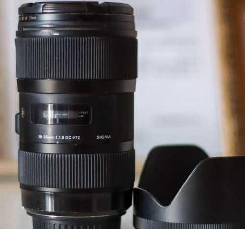 Sigma AF 18-35mm f/1.8 Art Canon EF-S