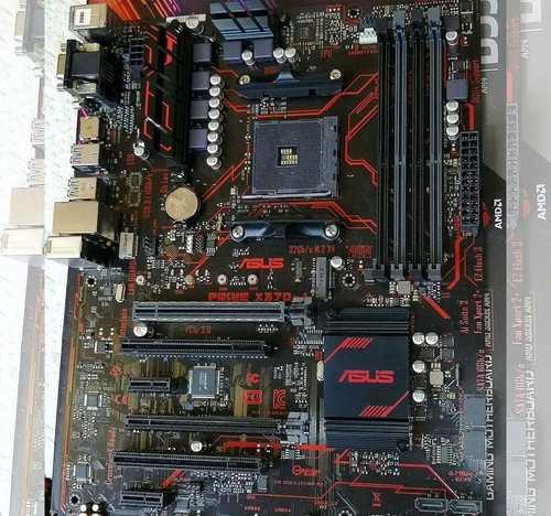 Материнская плата X370 Asus Prime Plus AM4 ATX