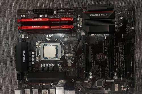 Intel i7 7700 / Gigabyte UD Z270 / HyperX 2x8Gb