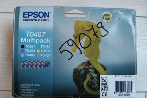 Картриджи Epson T0487