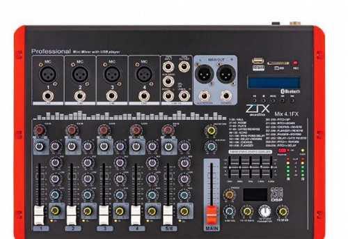 ZTX audio Mix 4.1.Fx - микшерный пульт 4mono, 1ste