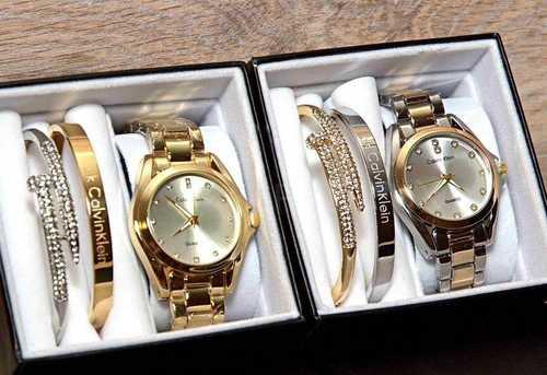 Подарочные наборы женские часы,браслеты