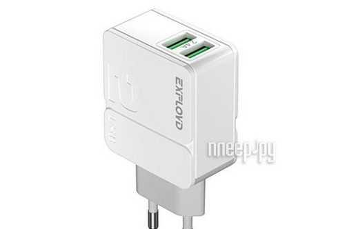 Exployd Easy 2xUSB 2.4A White EX-Z-1431