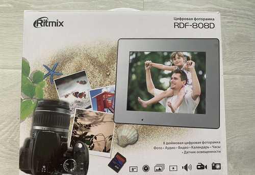 Фоторамка Ritmix RDF-808D silver