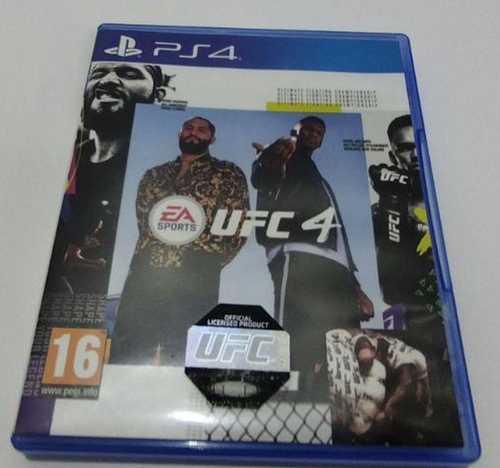 Игровые диски. Sony Playstation 4 UFC