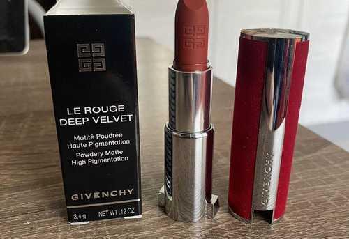 Помада givenchy le rouge deep velvet 19