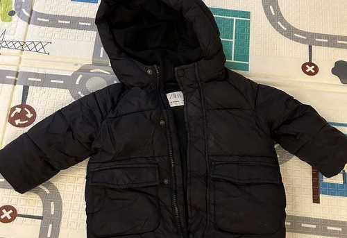 Пуховик для мальчика zara 80