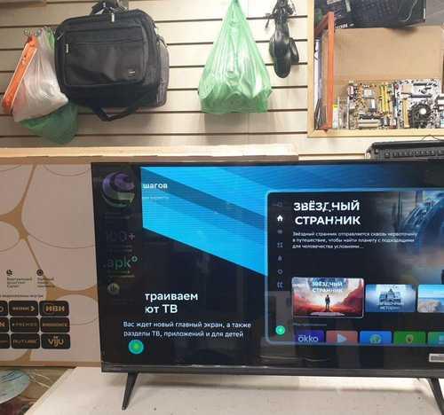 Телевизор SMART tv Sber 81см WiFi Салют Новый