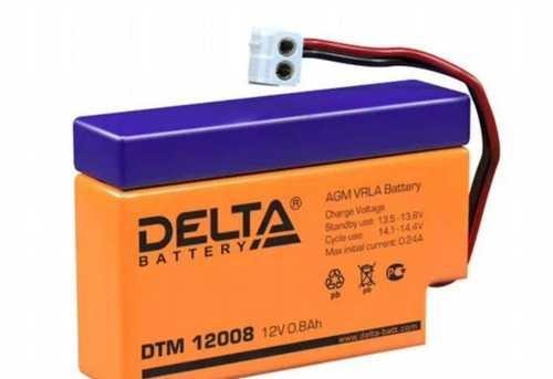Аккумулятор Delta DTM 12008 12В 0,8Ач AGM