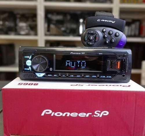 Магнитола Pioneer 1DIN 12-24В с bluetooth 60Вт