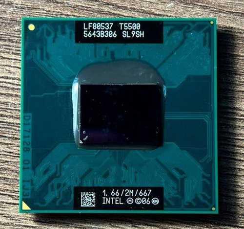 Процессор Intel Core 2 Duo SL9SH 1.66/2M/667 T5500