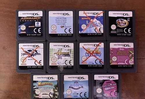 Игры для Nintendo DS в ассортименте