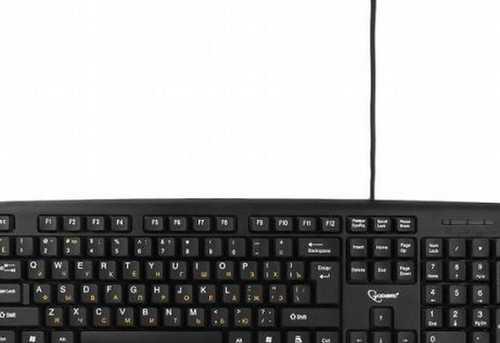 Клавиатура Gembird KB-8320UXL-BL черная, USB., 104