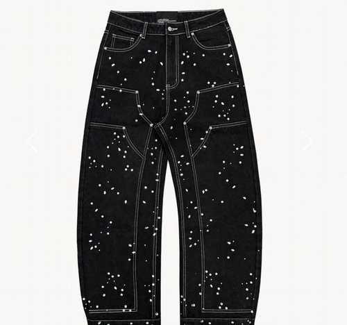 Джинсы marcelo miracles crystal denim in black
