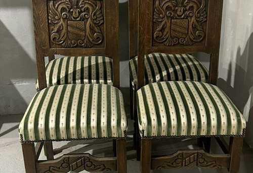 Антикварные дубовые стулья Голландия 4 шт