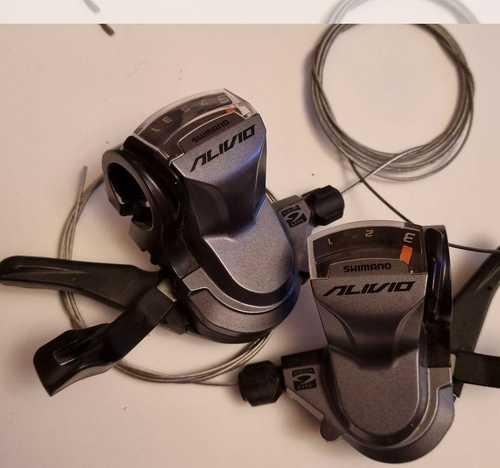 Манетки Shimano Alivio 39, тормоза Deore