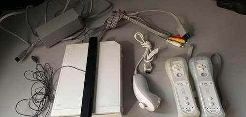 Приставка Nintendo Wii (полный комплект)