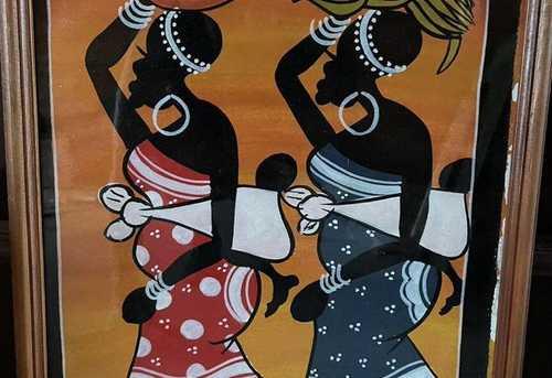 Картина маслом африканские женщины