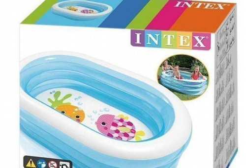 Детский надувной бассейн intex "Морские друзья"