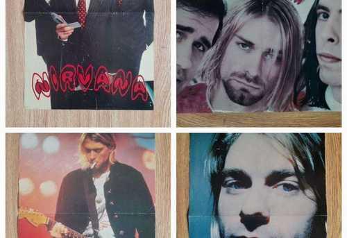 Постеры плакаты Nirvana