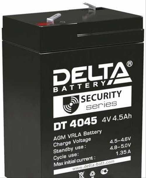 Аккумулятор 4V-4,5Ah DT 4045 (Delta)
