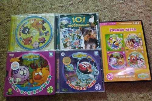 Детские развивающие игры на dvd дисках