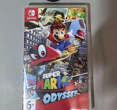 Super Mario Odissey картридж Nintendo switch