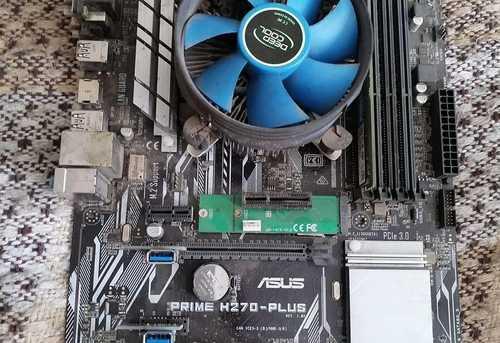 Материнская плата asus prime H270-plus