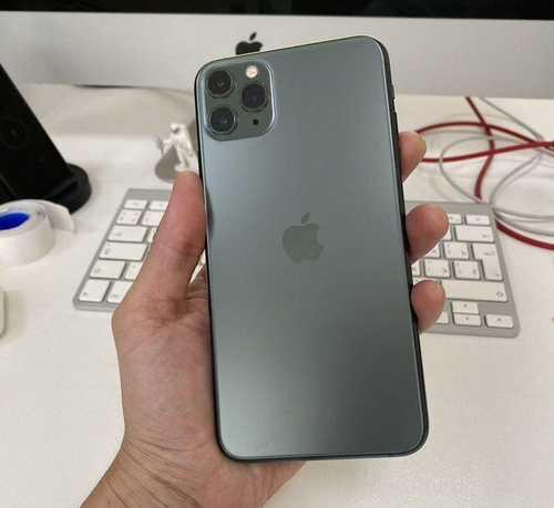 iPhone 11 pro max 256gb midnight green 100акб