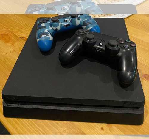 Sony playstation 4 slim 1tb 2 геймпада