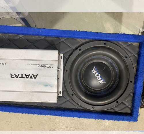 Сабвуфер aria bd10b2 моноблок avatar ast-600.1