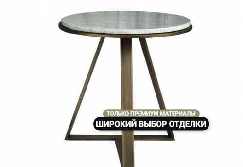 Мраморный дизайнерский столик дизайнерский