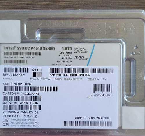 Ssd 1tb Intel