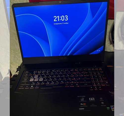17.3" ASUS FX705D, Ryzen 5, RAM 8ГБ, 512 ГБ, GeForce GTX 1650 4 ГБ