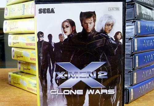 Картридж 16-бит X-Men 2: Clone Wars