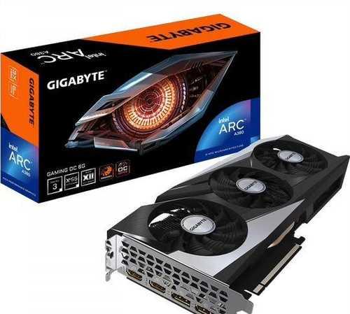 Видеокарта gigabyte Intel Arc A380 gaming OC, 6 гб