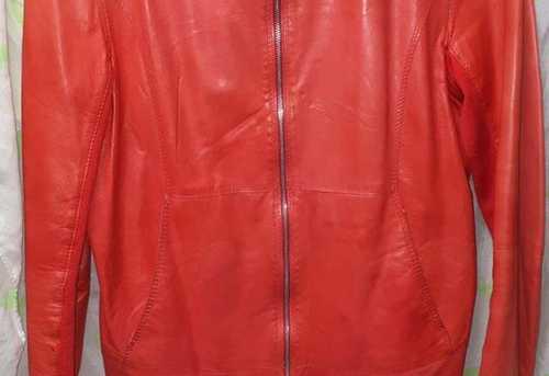 Куртка натур. красная кожа gimo"S 42-46 p-p