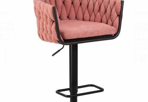 Полубарный стул LM-9690, ткань розовая (LAR 275-10