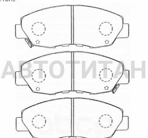 Дисковые тормозные колодки advics advics SN870P