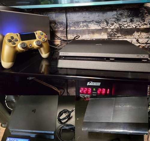 Шитая Ps3 SS 500gb и PS4 500gb  диск
