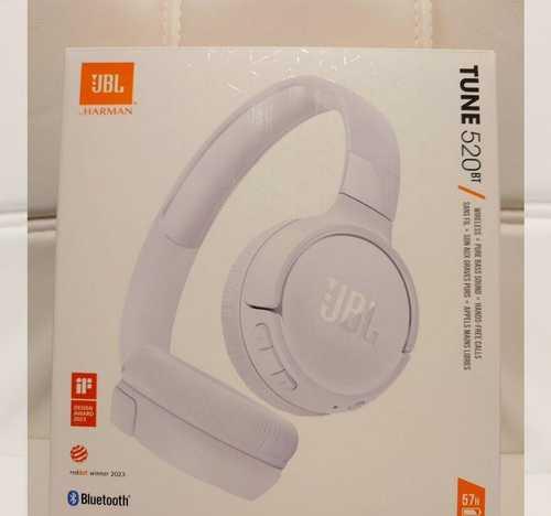 Беспроводные наушники jbl tune 520bt white