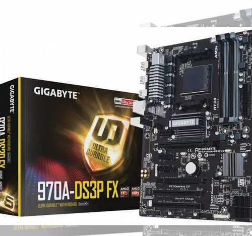 Amd fx 8350 + Gigabyte GA-970A-DS3P FX + 16gb озу