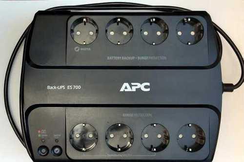 Ибп APC Back-UPS ES700 с аккумулятором