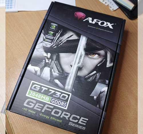 Видеокарта Nvidia Geforce afox GT 730 2Gb новая