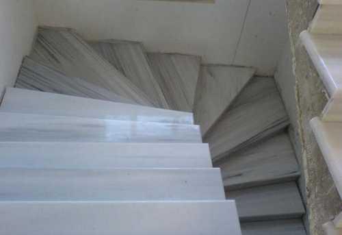 Лестницы, изготовление ступеней, из камня