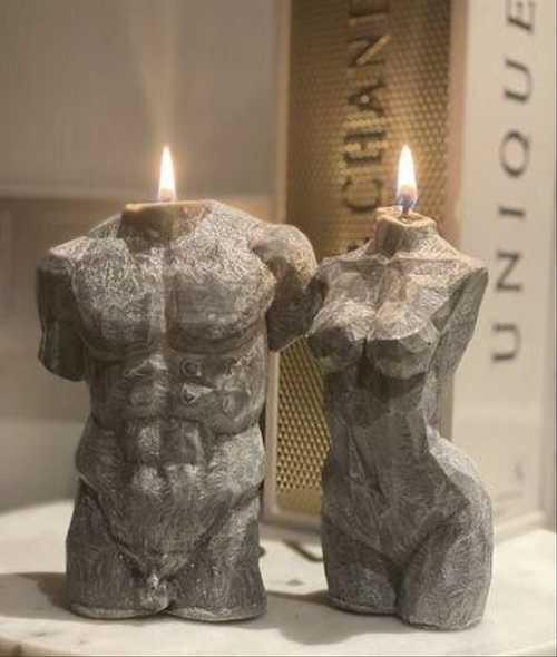 Интерьерные свечи (женское,мужское тело)