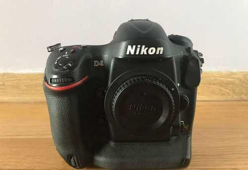 Nikon D4 body (пробег 51тыс. кадров)
