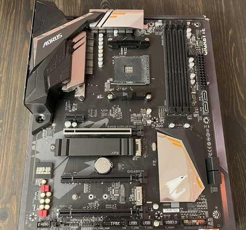 Материнская плата gigabyte b450 aorus pro