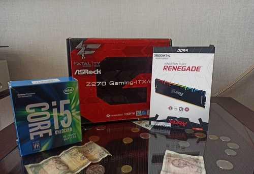 Cборка i5 7600K Asrock Z270 DDR4 3600 16gb